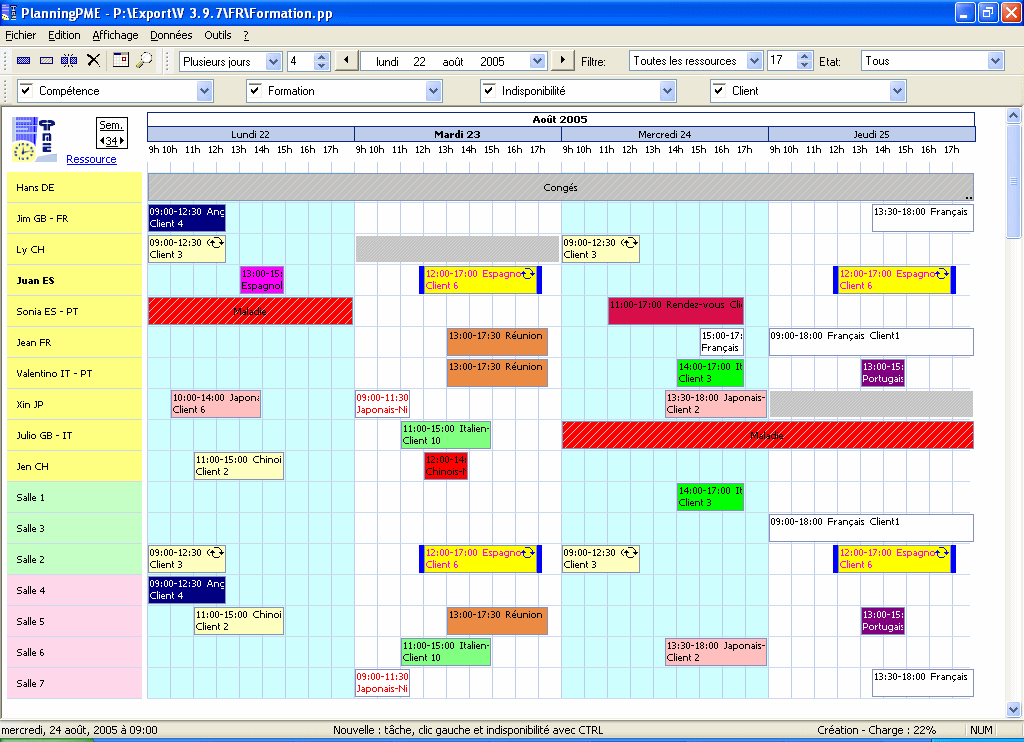 R alisation D un Planning Simple IHM R alisation D un Planning Simple IHM
