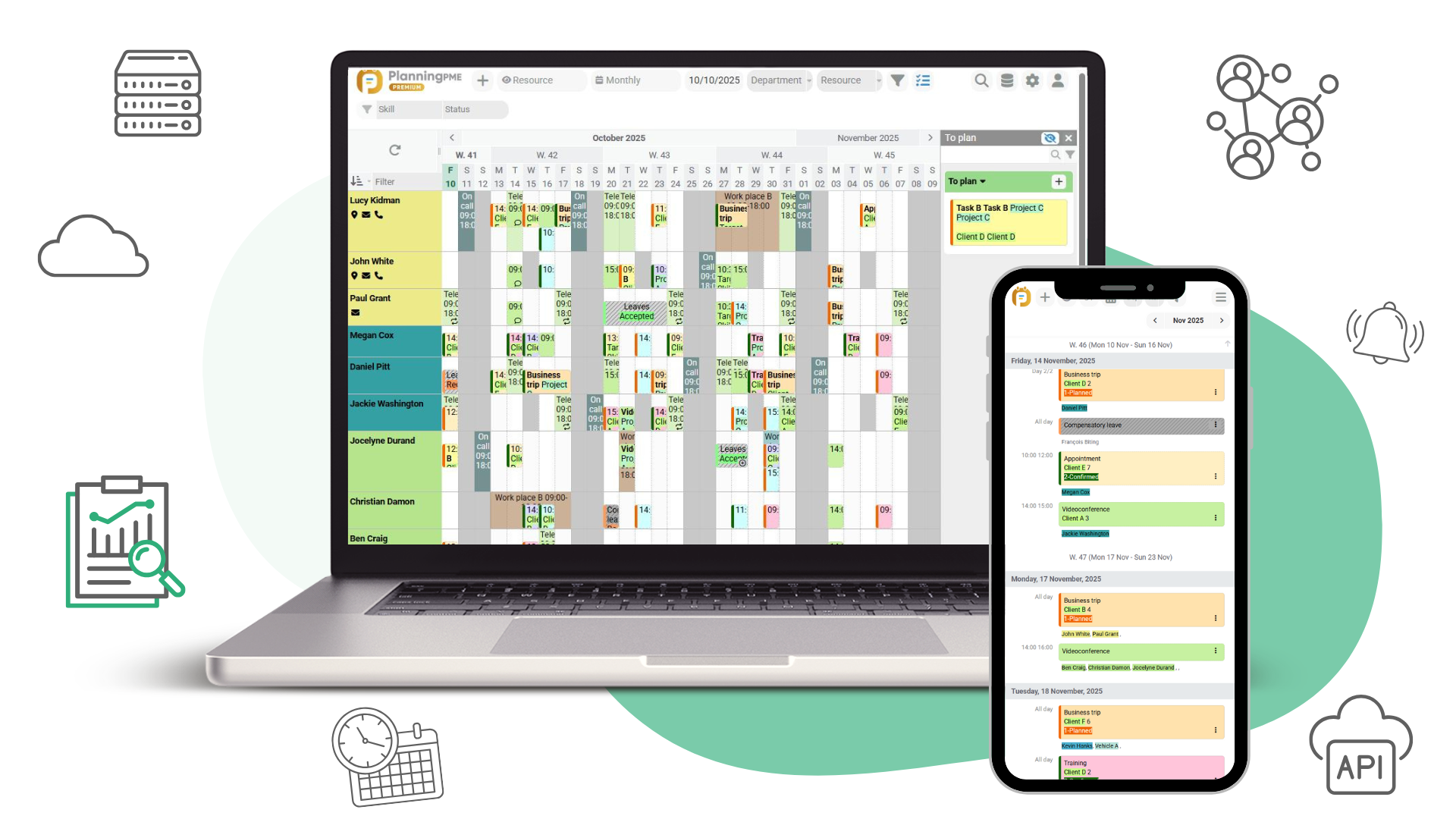 Efficient and user-friendly scheduling solutions - PlanningPME
