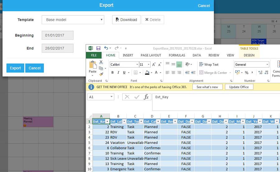 Create Excel reports Create Excel reports