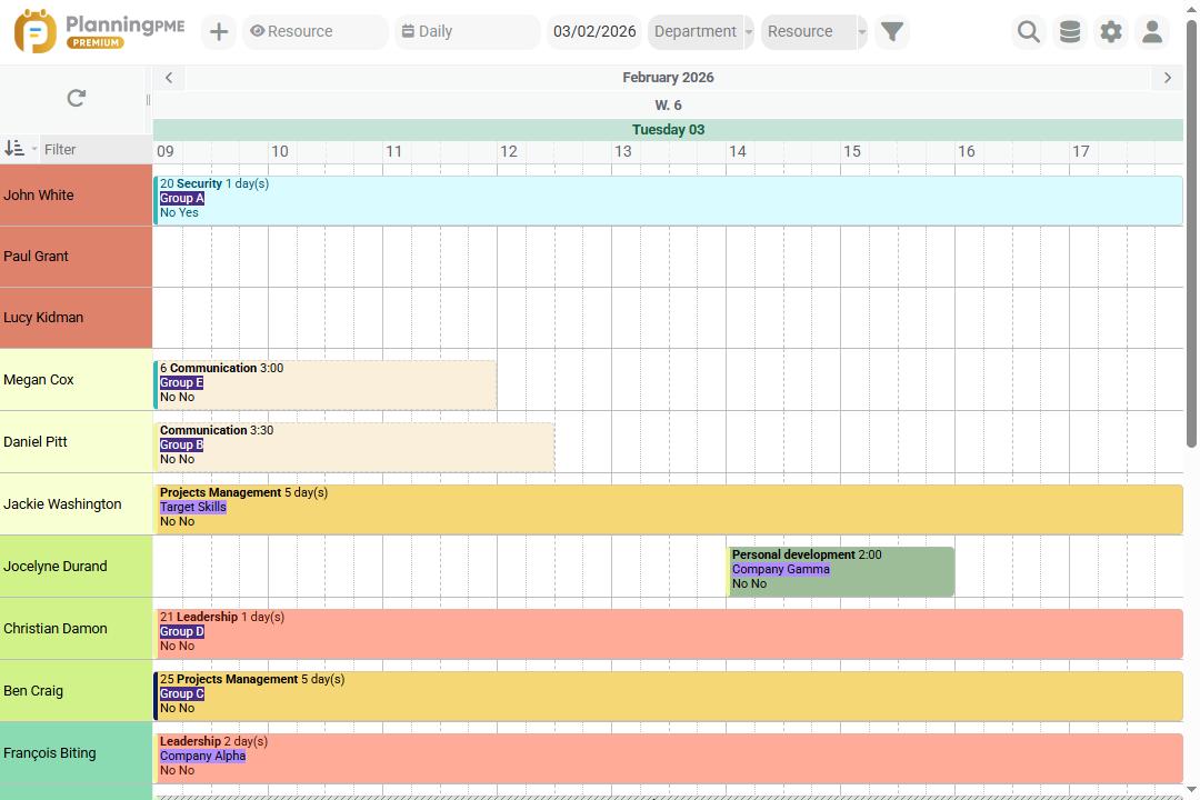 Training Seminars Schedule Upcoming Conferences CHART